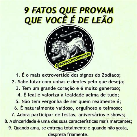 9 fatos que provam que você é de Leão Confere Quais são as suas