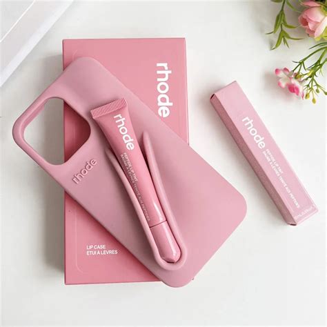 Hailey Beiber Liquid Silicone Lipstick Phone Case【rhode 100 Genuine