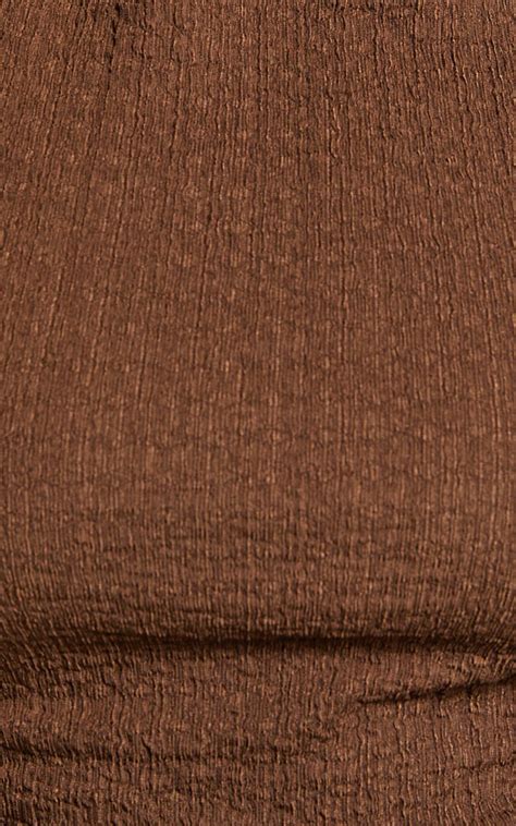 Aleks Midi Dress High Neck Bodycon Dress In Dark Oak Showpo Usa