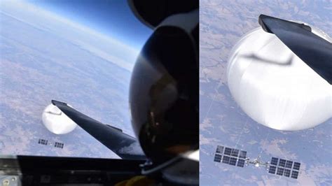Selfie With Spy Balloon Us Pilot Captures Chinese Balloon At 60 000