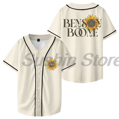 Benson Boone Fireworks And Rollerblades World Tour 2024 Baseball Jersey
