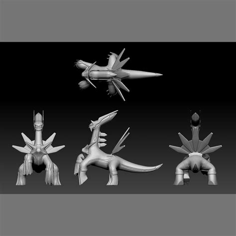 Stl File Pokemon Dialga・3d Printable Design To Download・cults