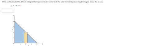 Solved Write And Evaluate The Definite Integral That Chegg