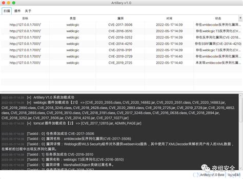 Java 插件化漏洞扫描器，gui基于javafx。poc 目前集成 Weblogic、tomcat、shiro、spring等 Cn Sec 中文网