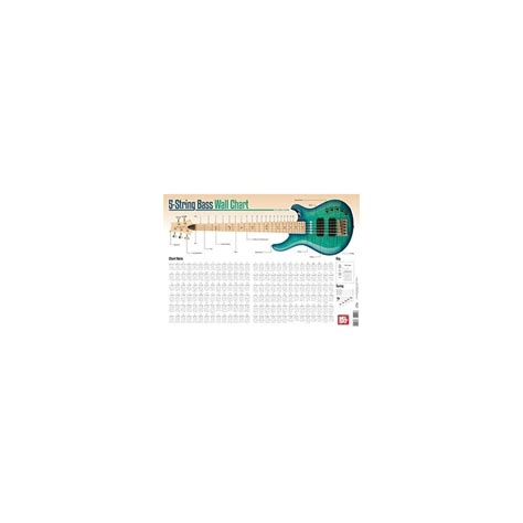 5 String Bass Chord Wall Chart
