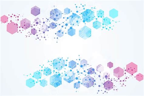 六角形抽象背景大資料視覺化全域網路連接醫學技術科學背景向量例證向量圖形及更多不規則碎片形圖片 不規則碎片形 互聯網 健保和醫療