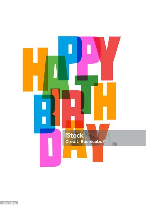 Design Vettoriale Tipografico Di Buon Compleanno Per Biglietti Dauguri