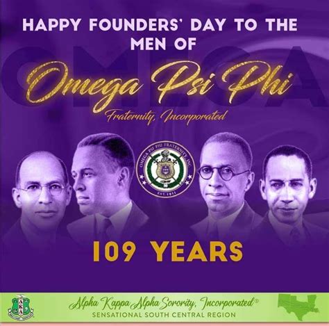 Happy Founders Day To The Gentlemen Of Omega Psi Phi Fraternity