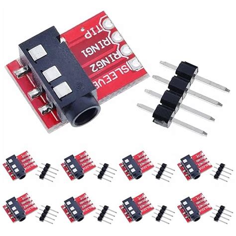 DAOKAI 10 Stück TRRS 3 5 mm Audio Jack Breakout Kopfhörer Video Audio