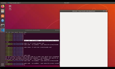 Can T Run VSCode As Superuser