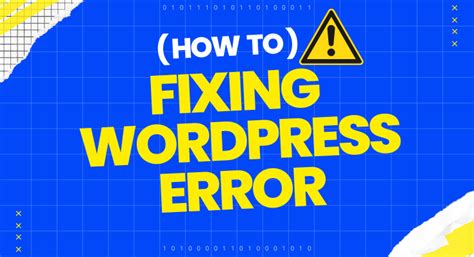 Wordpress Website Error