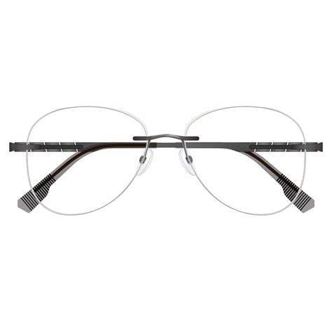 Prescription Eyeglasses Glasses Rimless Titanium Rx Spec Men Women