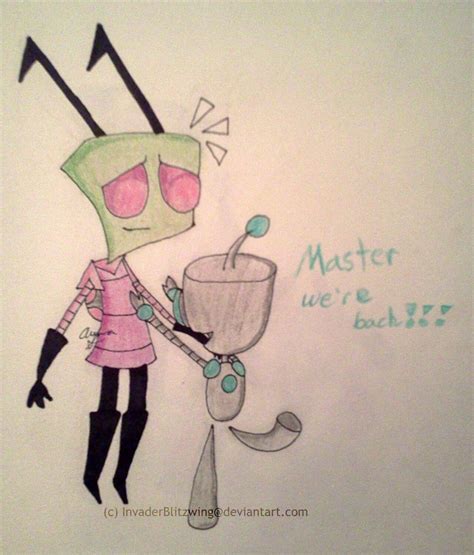 Pin By Instagram Duck On Invader Zim Sketches Invader Zim Humanoid