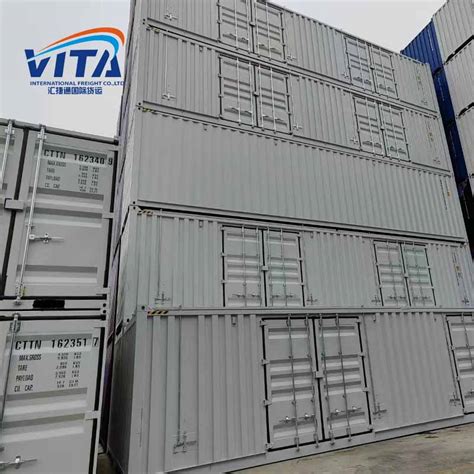 Csc Dry Container 20 Side Opening Container 2 Doors With 1 Pillar Or