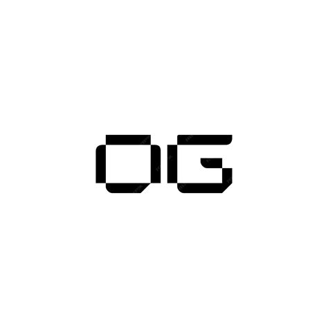 Premium Vector Og Monogram Logo Design Letter Text Name Symbol