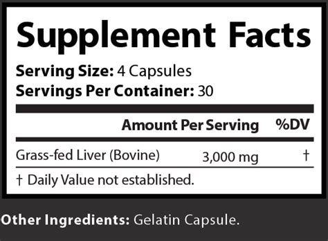 Master Grass Fed Desiccated Beef Liver Capsules For A Reliable Source