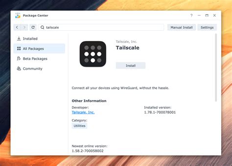 Headscale And Tailscale Synology Nas Installation Lucas Janin