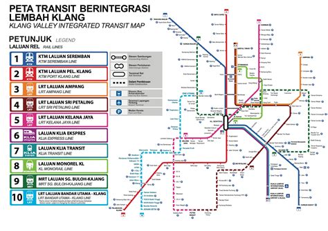 Hiyyls Travel Info Station Klang Valley Integrated Transit Map