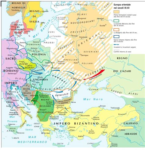 Europe In 9 11th Century From “atlante Storico Maps On The Web