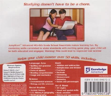 Jump Start Advanced 4th 6th Grade School Essentials Pricepulse