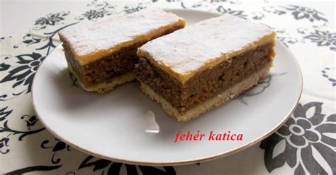 Berliner szelet Fehér Katica receptje Cookpad receptek