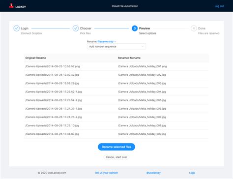 Lackey Can Rename All Your Dropbox Files At Once In The Cloud R Dropbox