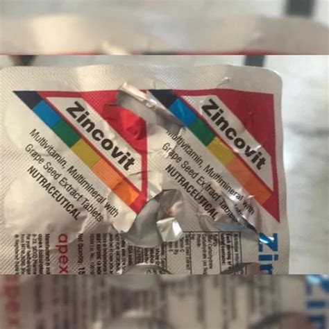 Zincovit Multivitamin Tablet At ₹ 160box Surat Id 2849426216688