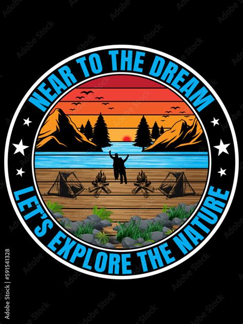 Adventure T Shirt Design Outdoor T Shirt Design T Shirt Vector