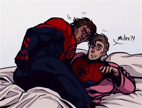 Spider Man Miguel O Hara Spider Man And Peter B Parker Marvel And More Drawn By