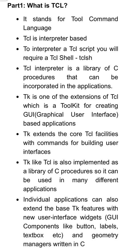 Sindhu Valleturi On Linkedin Tcl Scripting Basics🎈🎈🎈