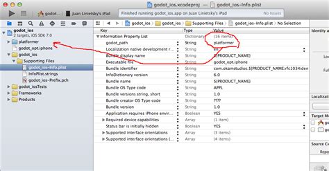 Exporting For IOS Godot Engine Documentation