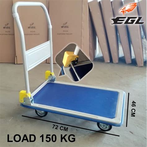 Trolley Kereta Dorongan Barang Lipat 150kg Troli Hand Truck Barang