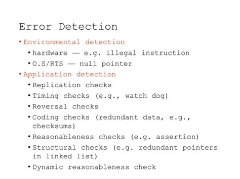 Real Time Systems Fault Tolerance Redundancy Ppt
