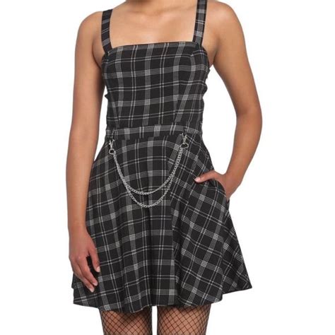 Hot Topic Dresses Hottopic Y2kwomens Goth Black And White 9s