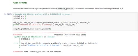 RE ML C1 W2 Programming Assignment Supervised ML Regression And Classification DeepLearning AI