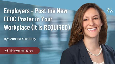 Employers Post The New Eeoc Poster In Your Workplace It Is Required