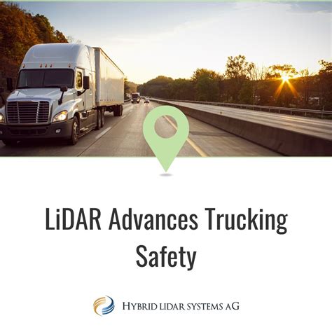 Hybrid Lidar Systems Ag On Linkedin Lidar Technology Efficiency Safety Trucking Vehicle