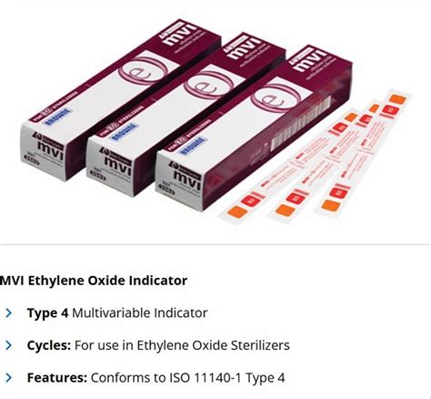 Mvi Ethylene Oxide Indicator Type 4 Multivariable Indicator Code 2563