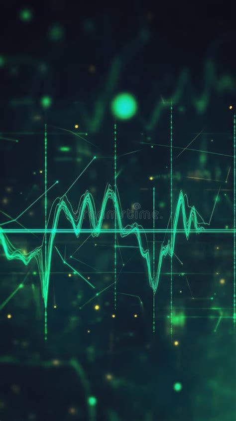visualizing data abstract waveforms dynamic trends and technological