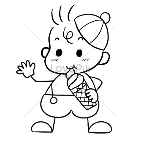 Gambar Halaman Mewarnai Doodle Kartun Lucu Klip Ilustrasi Anime Kawaii