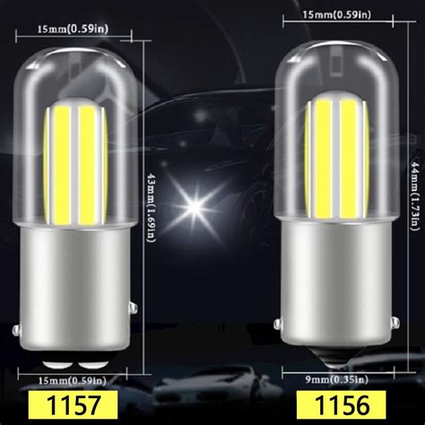 Köp Car Interior Led Lights 1156 BA15S 1157 BAY15D P5W Canbus For LED ...