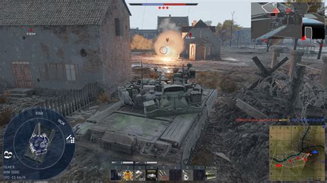 Shooting Center Of The Tank Driver Port On A Leo2a6 And Tracking Him