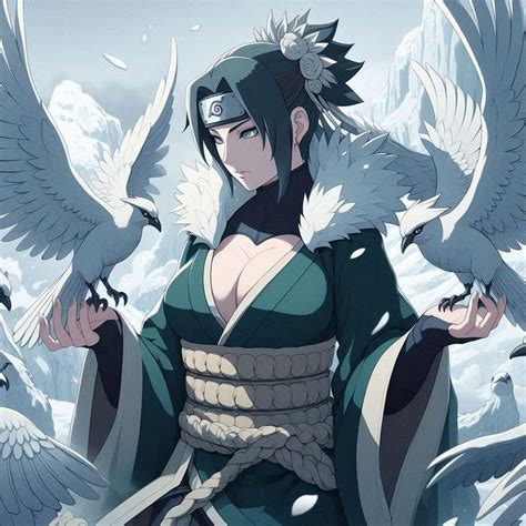 Yuki Clan Kunoichi Anime Character Design Naruto Uzumaki Art Naruto