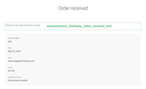 Woocommerce Thank You Page Hooks Visual Guide Aovup Formerly Woosuite