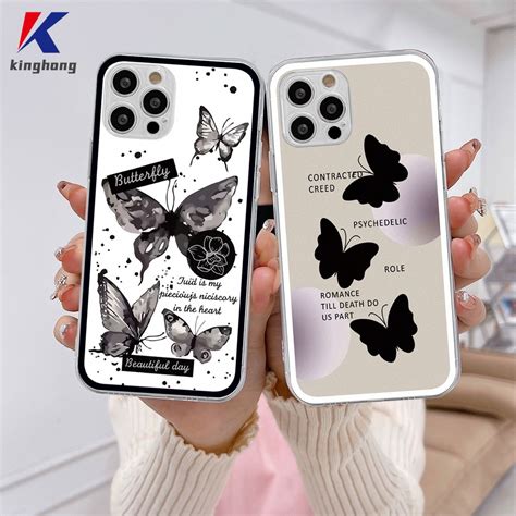 เคสโทรศัพท์มือถือแบบนิ่ม Tpu ลายผีเสื้อ สวยงาม สําหรับ Oppo A15 A54 A5s