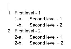 Apply And Create Custom Multilevel Lists In Word Step By Step Tutorial