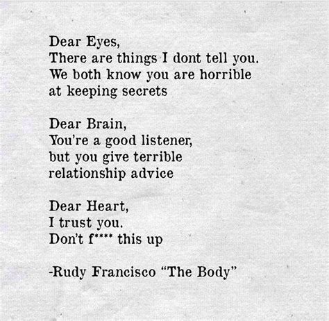 Rudy Francisco Quotes Quotesgram