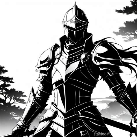 Black Knight And White Knight Staring At Each Other Menacingly With Red