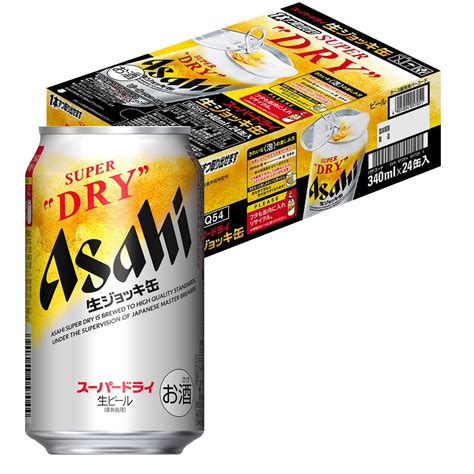 【楽天市場】祝！総合3位！soy受賞記念エントリーで最大p4倍 【あす楽】 【送料無料】アサヒ スーパードライ 生ジョッキ缶 340ml×1