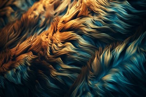 Tiger Fur Background Generate Ai 3465340